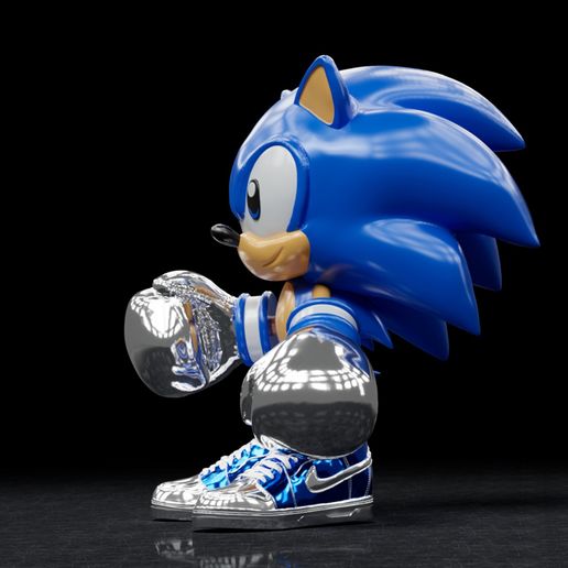 STL file sonic boxer 🐉 ・3D print design to download・Cults