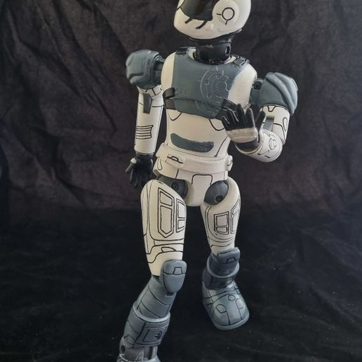 🤖 Murderbot Action Figure・ STL File for 3D printing・Cults