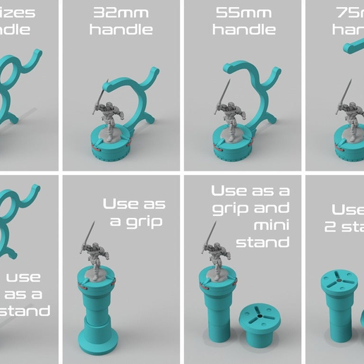 🖼️ miniVICE Y-Series - Modular miniature holder, painting and hobby ...