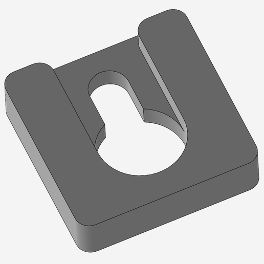 arquivo STL generic keyhole hanger 🪞 (STEP)・design para impressão 3D ...