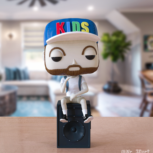 🎵 Funko Mac Miller・ STL File for ・Cults