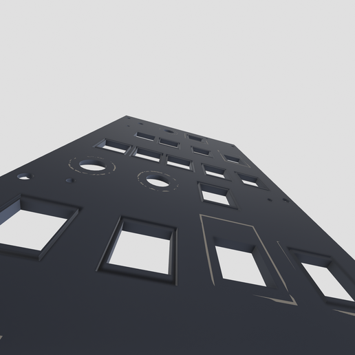 ️ A320 Overhead EMER ELEC Panel・ 3D File for 3D printing・Cults