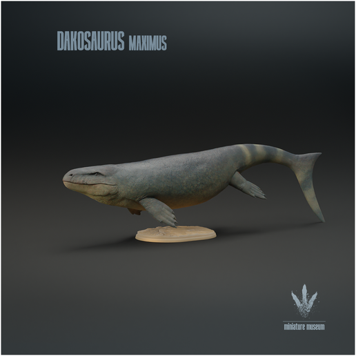 3D 文件 Dakosaurus maximus : The Biter Lizard 🦎 ・可下载 3D 打印模型・Cults
