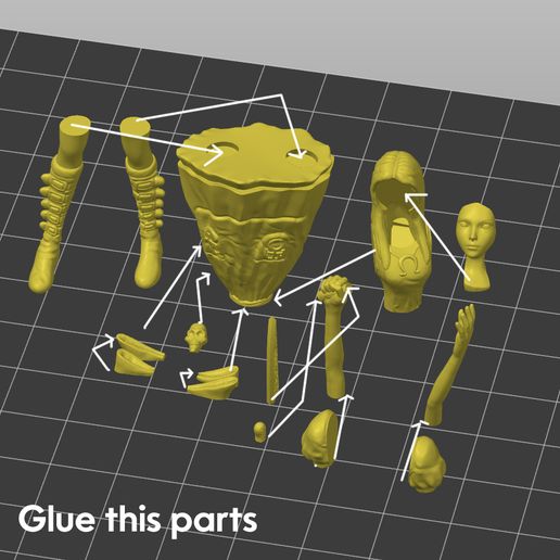 🦸 Alice and Cheshire / no supports・ STL File for 3D printing・Cults