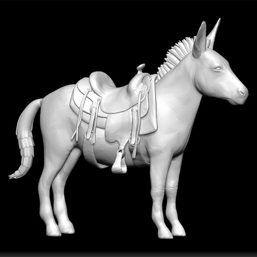 🐉 Donkey・ STL File for 3D printing・Cults