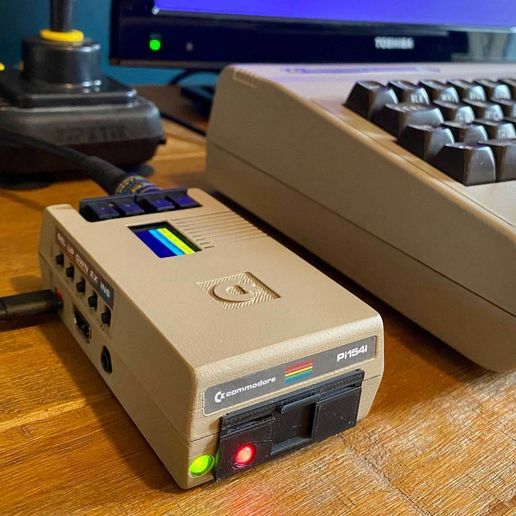 🖥️ Commodore 64 Pi 1541 Case・Free STL File for ・Cults