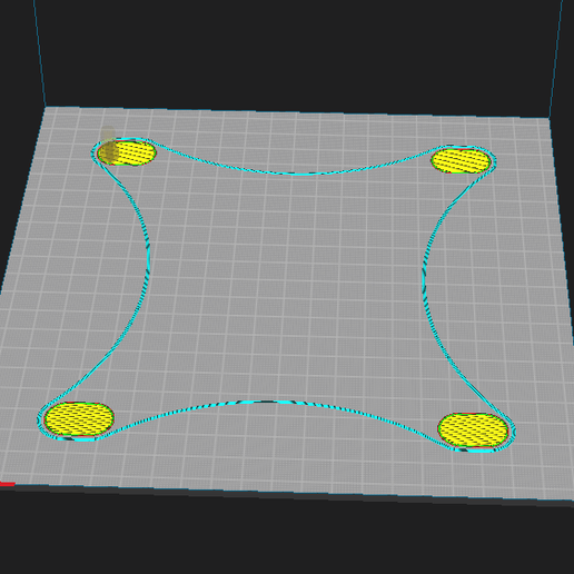 🧞‍♂️ pastille calibrage plateau nivellement 200x200・Fichier STL Gratuit ...