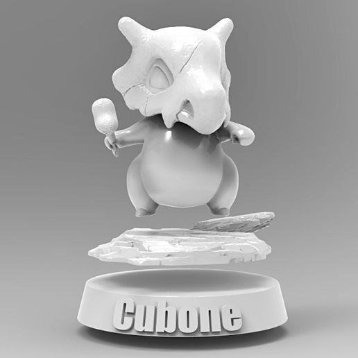 🐉 Cubone 3D Pokemon Model・ STL File for 3D printing・Cults