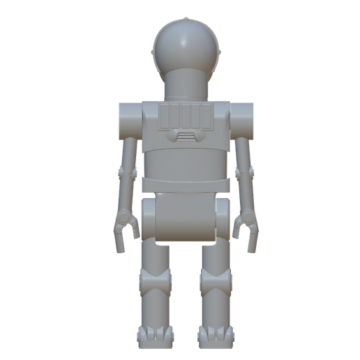 Free 3D file Droid Model-01 🤖 ・3D printing idea to download・Cults