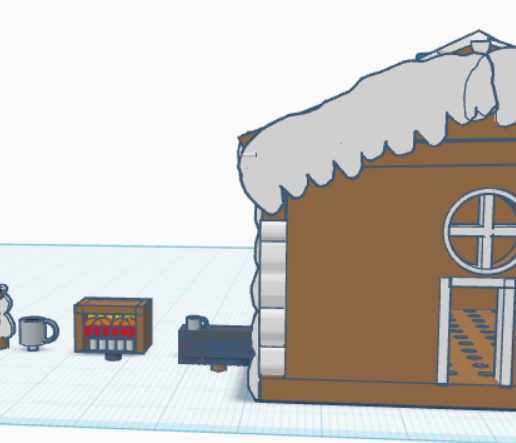 🏠 Gingerbread house (customizable)・ STL File for 3D printing・Cults