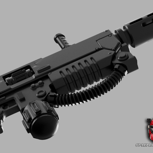 🎭 Melta Carabine Bolter SM2 3D print files Replica Cosplay 3D print ...