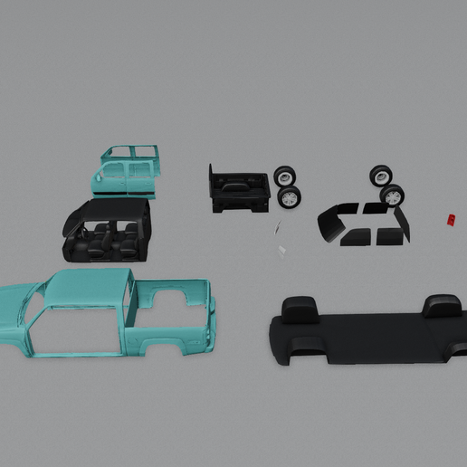 🚙 Chevrolet Silverado 2006・ STL File for 3D printing・Cults