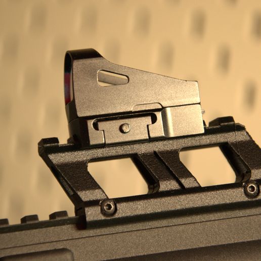 3D print Picatinny Rail Riser 20mm with M5/M3 Slot • made with Prusa ...