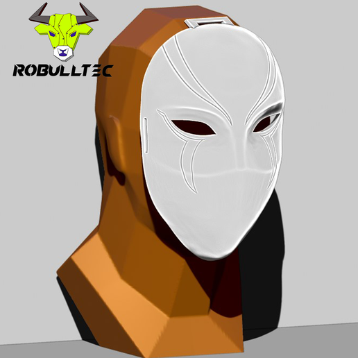 STL file Azuma Reiji Mask V2 - Phantom 🎃 ・3D printing model to download ...