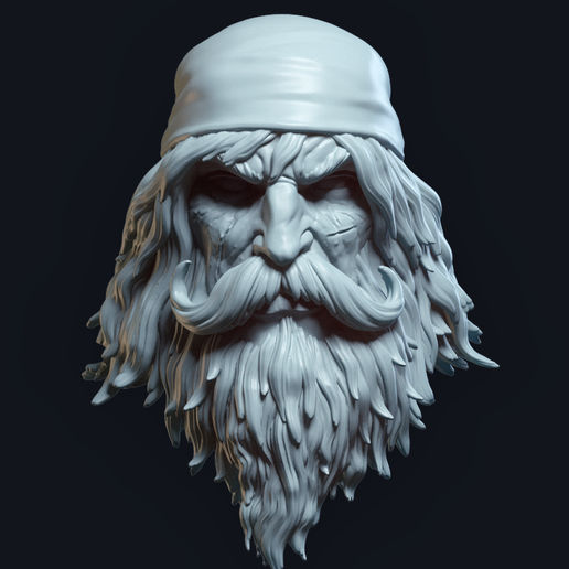 🏴‍☠️ Pirate "Sea Wolf"・ STL File for 3D printing・Cults