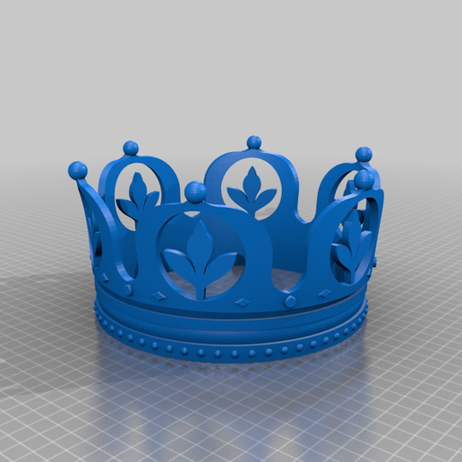 👑 Crown・Free STL File for ・Cults