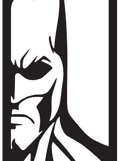 batman vector black