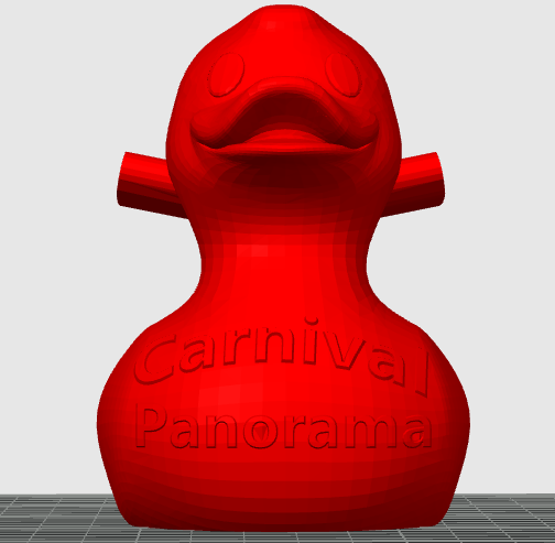 🦆 Carnival Panorama Cruising duck・ STL File for 3D printing・Cults