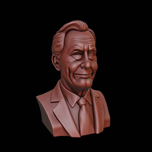 3D file Jimmy Carter Bust 👤 ・3D printable model to download・Cults