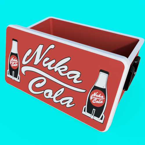 📦 Fallout Nuka Cola Cooler Stash Box - Multi-Color Print *Updated*・ STL ...