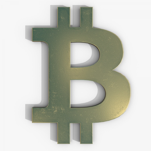 3D file Bitcoin golden logo 💱 ・3D print design to download・Cults
