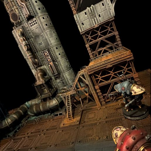 🎲 Sector Factorum - Industrial pack・ 3D File for 3D printing・Cults