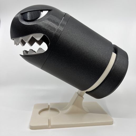 🗑️ (For use) Mario Bullet Bill Open Head Trash Can・Free STL File for ・Cults