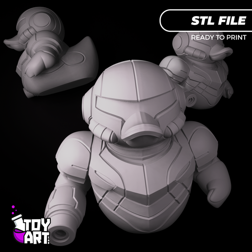 🦆 Duck You! - Samus Rubber Duck STL Fan Art for 3D Printing・ STL File ...