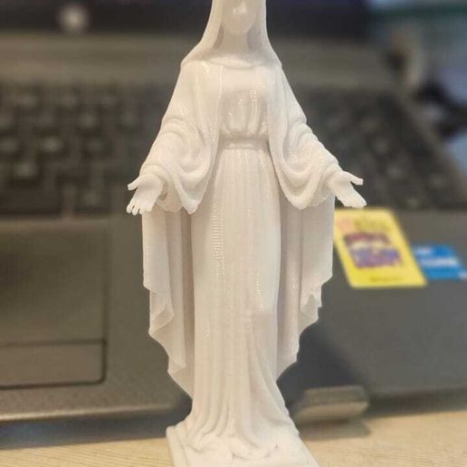 🗿 Blessed Virgin Mary Statue – 3D Printable Religious Figurine ...