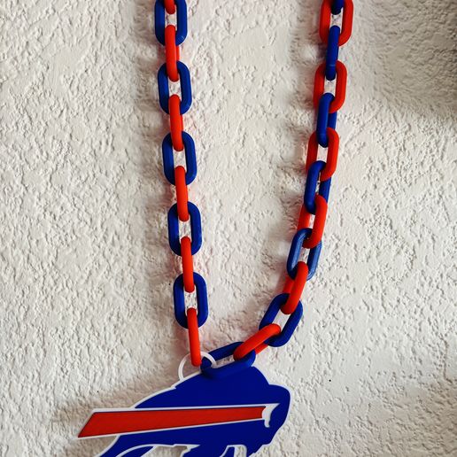 🎭 BUFFALO BILLS CHAIN・ STL File for 3D printing・Cults