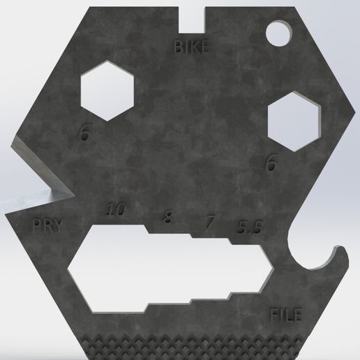 🗝️ Pocket Keychain Multitool・Free STL File for 3D printing and CNC ...