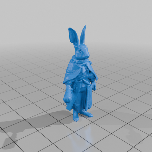 🎲 Rabbitfolk Harengon Collection (DND/TTRPG)・Free STL File for 3D ...