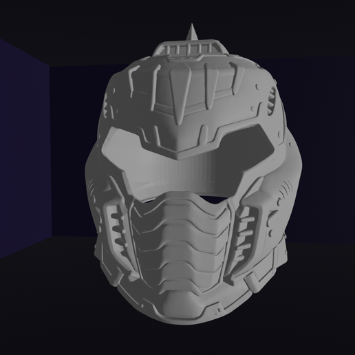 🪖 DOOM: The Dark Ages - Berserker-Helm | 3D-Druckbare Cosplay-Requisite ...