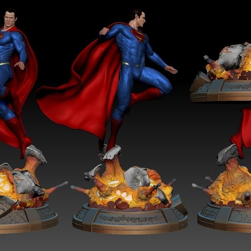 🦸‍♂️ Superman STL Henry Cavill・ 3D File for ・Cults