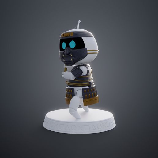 🤖 Astro Bot - Jin Sakai Ghost of Tsushima・ 3D File for 3D printing・Cults