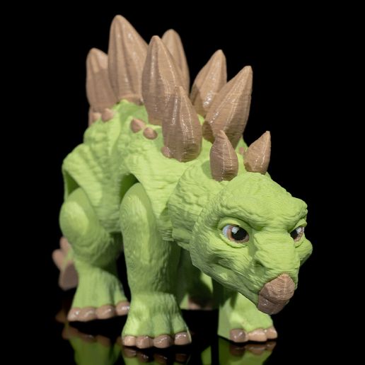 🦖 Articulated Steg-o-saurus・ 3D File for 3D printing・Cults