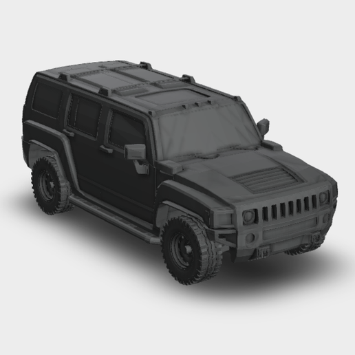 🚗 Hummer H3・ 3D File for 3D printing・Cults