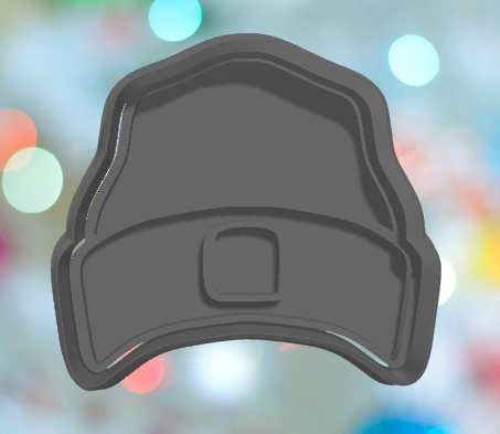 👶 Baby Shower Beanie Cookie Cutter・ STL File for 3D printing・Cults