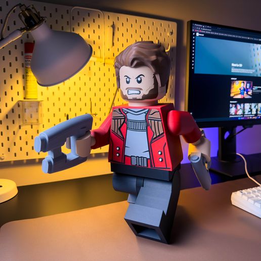 🚀 The Star-Lord Modular Figure! Legendary Outlaw🎧・Free 3D File for 3D ...