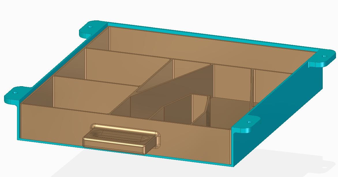 STL file Compact 3D printer chest of drawers・3D printable model to download・Cults
