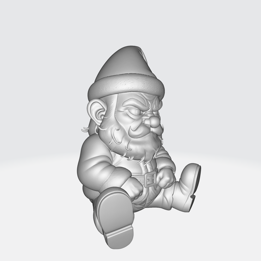🎅 Grumpy Santa Claus | Funny Christmas Figurine | Holiday Desk Decor ...