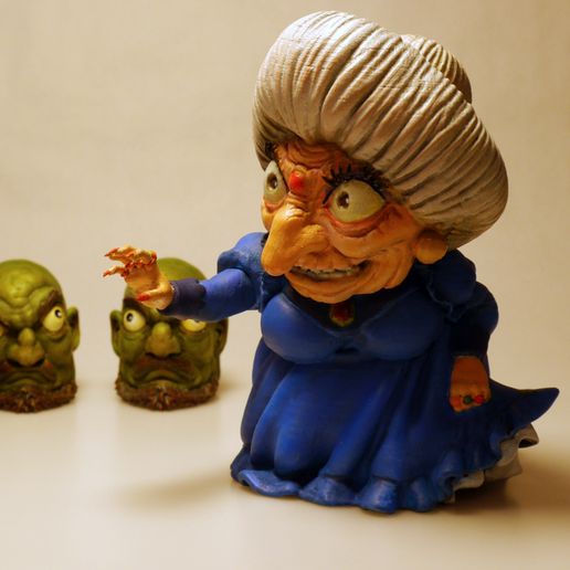 🧙‍♀️ Yubaba・ STL File for ・Cults
