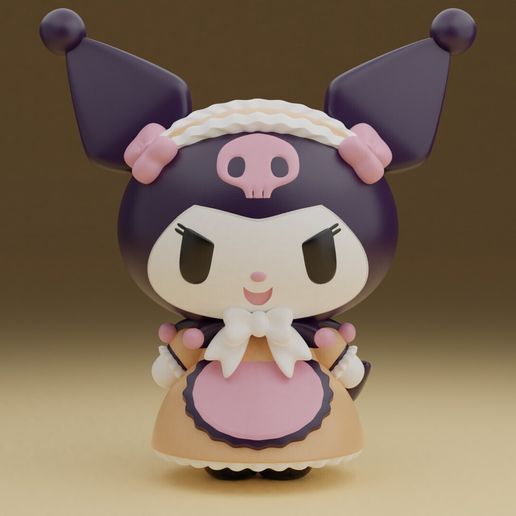 STL file Sanrio kuromi figure 🎲 ・3D printing idea to download・Cults