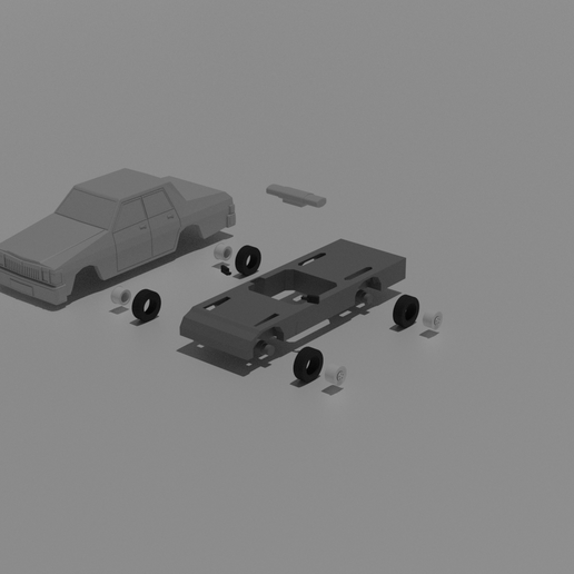 3D file Ranger Police - Project Zomboid game Vehicle 🚓 ・3D printing ...