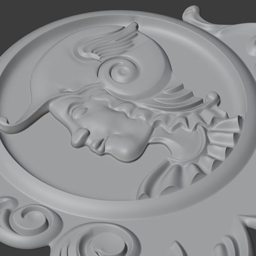 STL file CLASSIC PROFILE FACE MODELING 🏠 ・Design to download and 3D ...