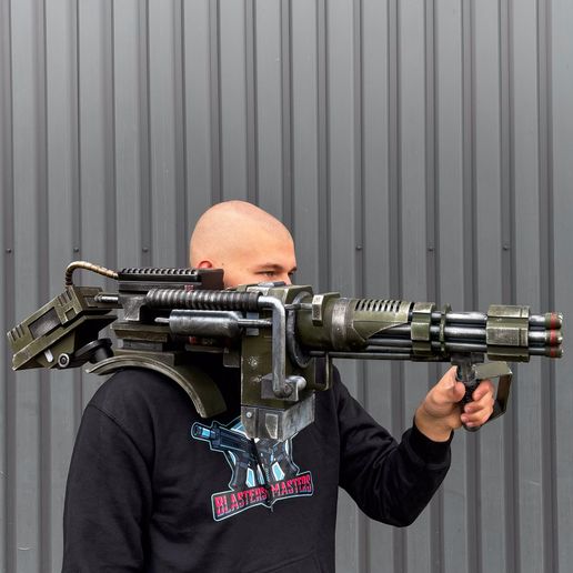 🔫 Shoulder Mounted Machine Gun Prop Replica Fallout New Vegas Cosplay ...