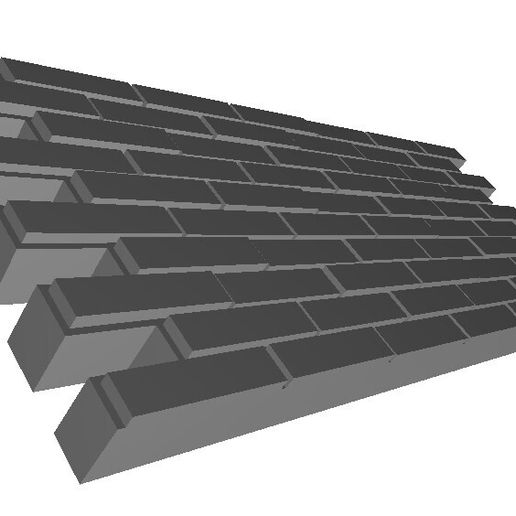🧱 Brick wall.・Free STL File for 3D printing・Cults