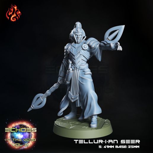 3D file Tellurian Seer 🎲 ・Model to download and 3D print・Cults