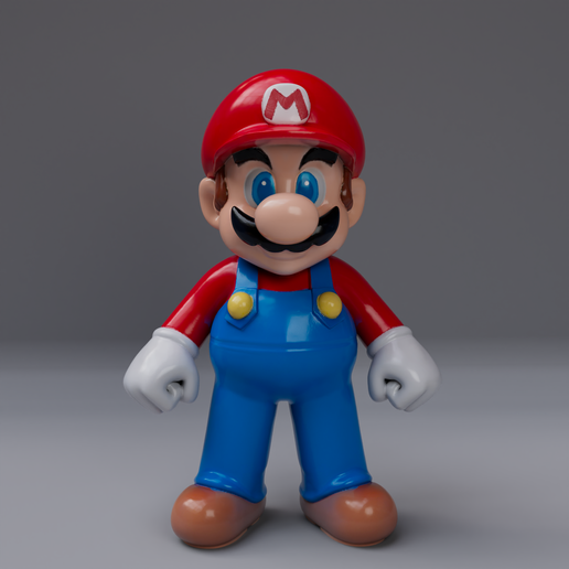 STL file Mario 🦸 ・3D printing template to download・Cults