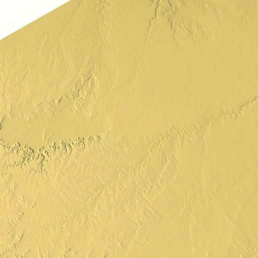 🇮🇶 Iraq Topographic Map – 3D Model for 3D Printing & CNC Carving・ 3D ...